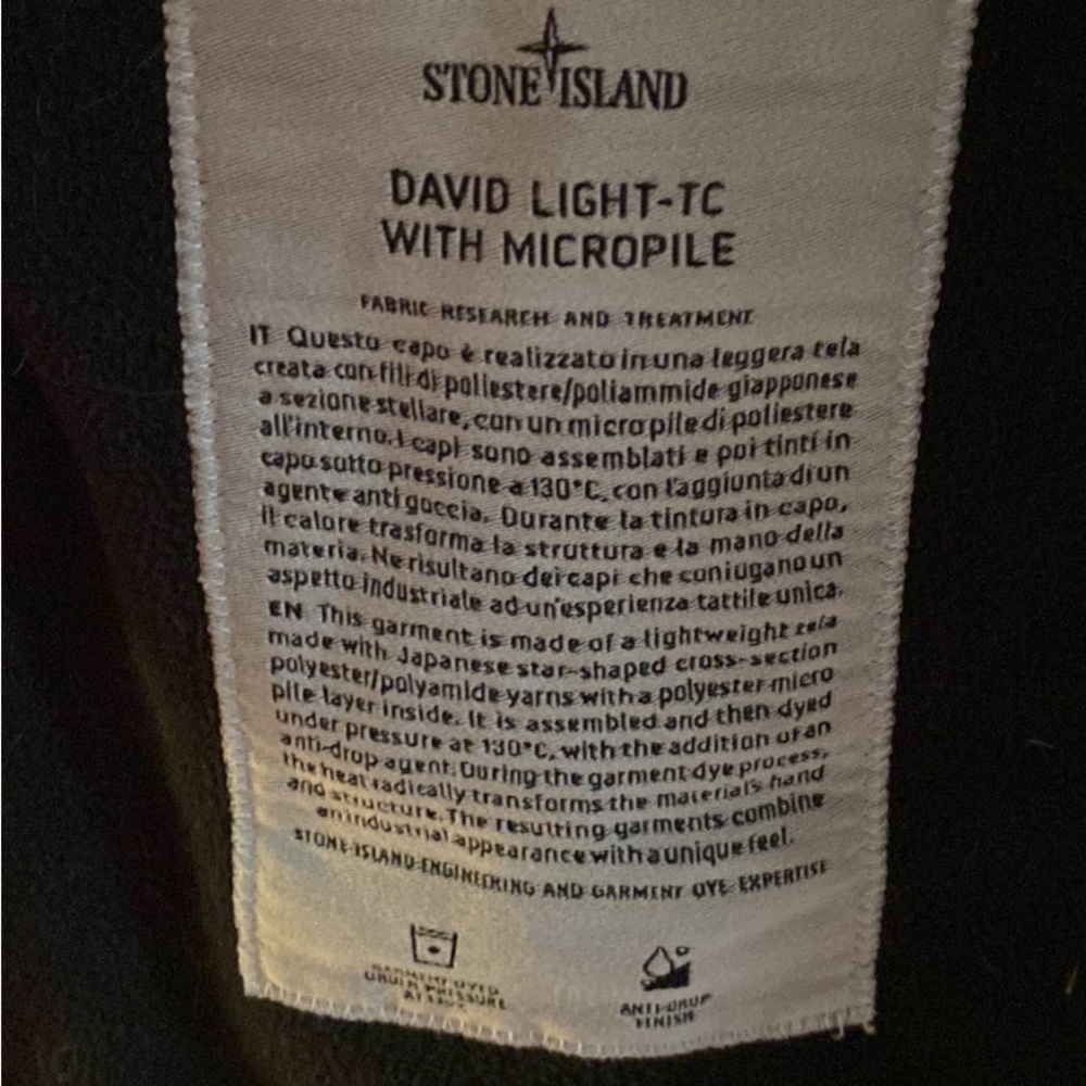 Stone Island - David Light Tc With Micropile - Gem